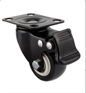 Caster Wheel Heavy Duty PU Material Wheel 2inch Golden Diamond ...