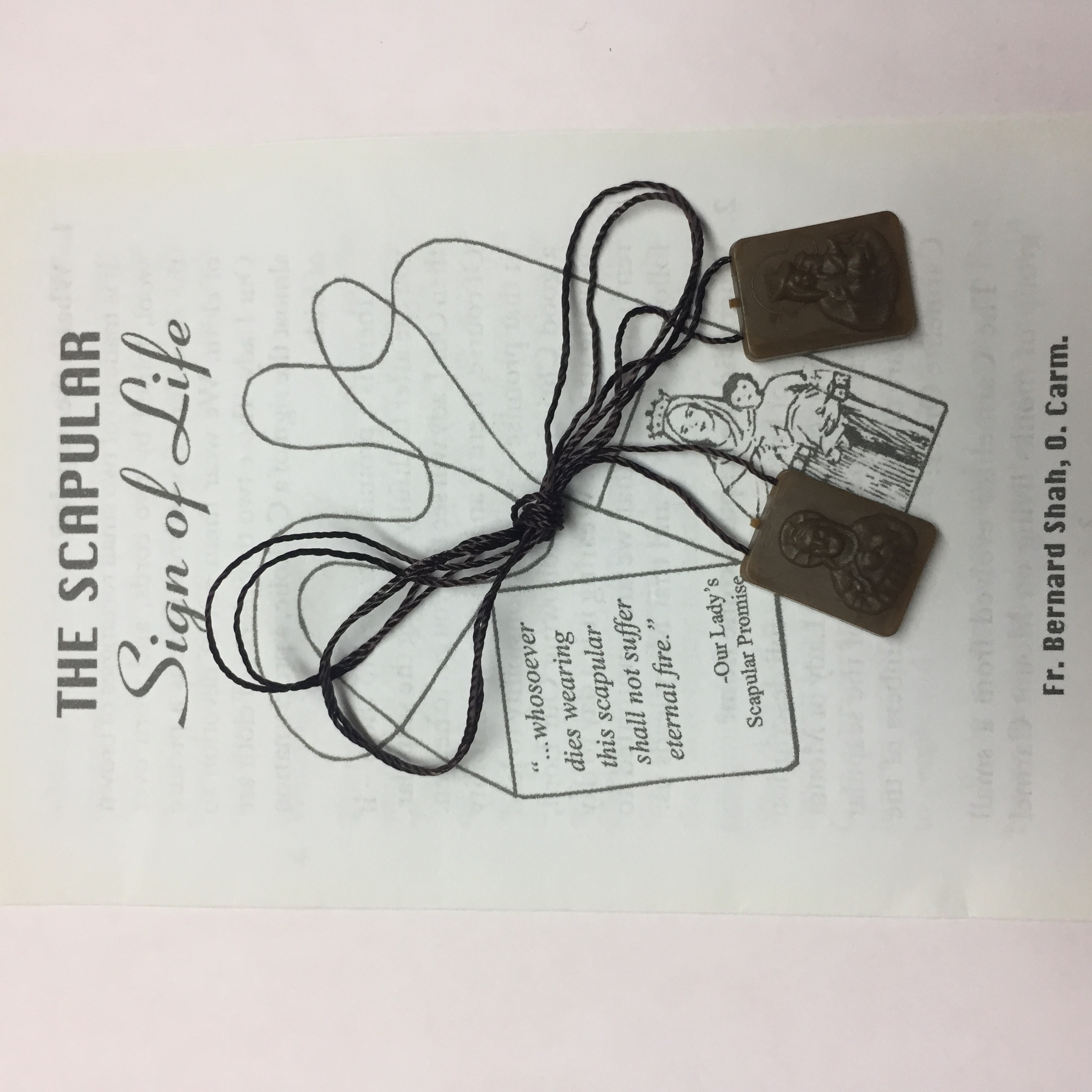 Scapular plastic with scapular Sign of Life guide | Paulines Publishing ...