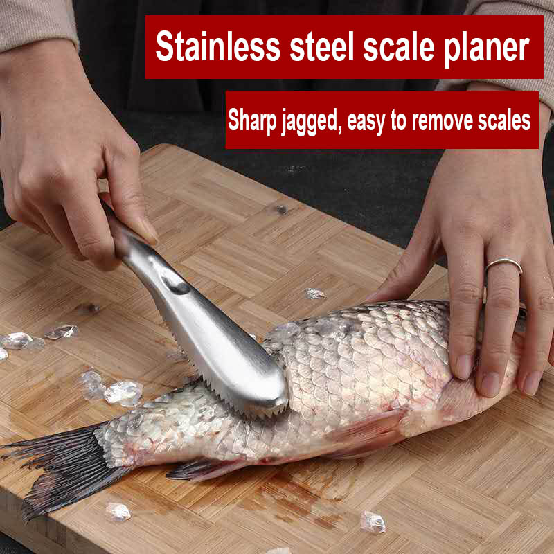 Stainless Steel Fish Scales Remover Fast Cleaning Fish Skin Descaler ...