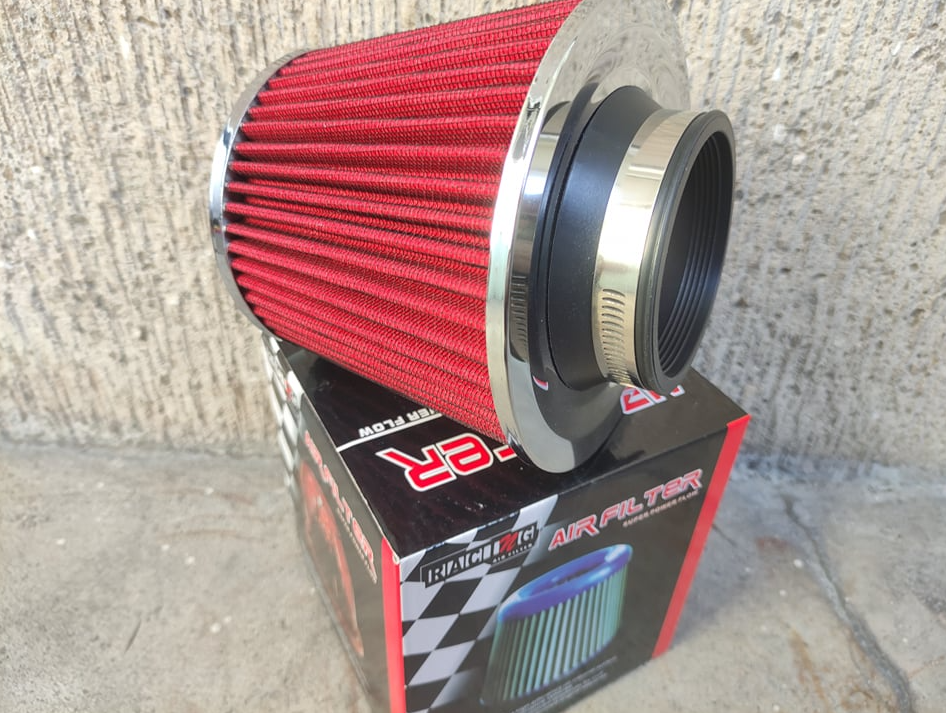 76MM 3 Inch High Flow Car Air Filters Sport Power Mesh Cone Universal ...