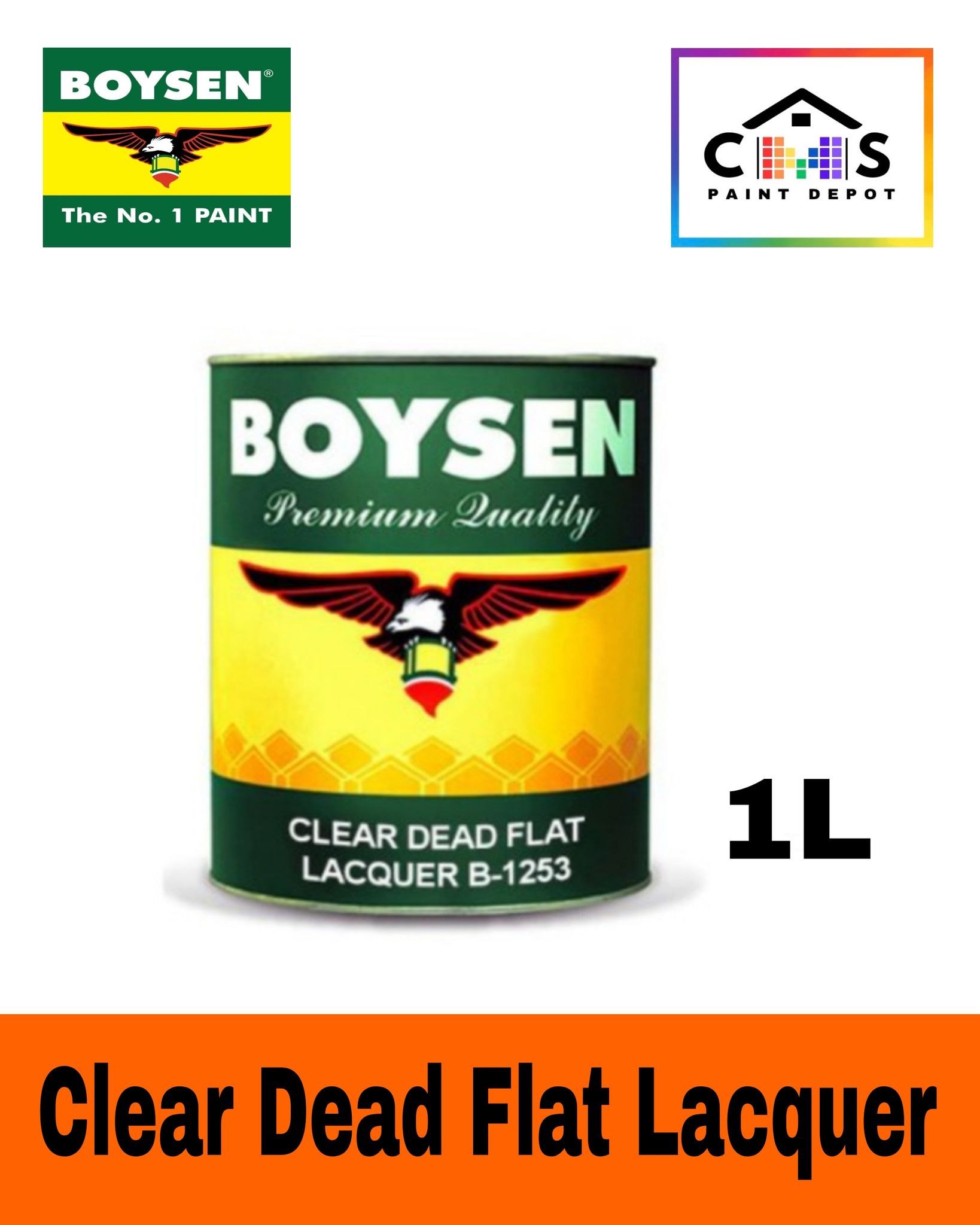 Boysen Clear Dead Flat lacquer | Lazada PH