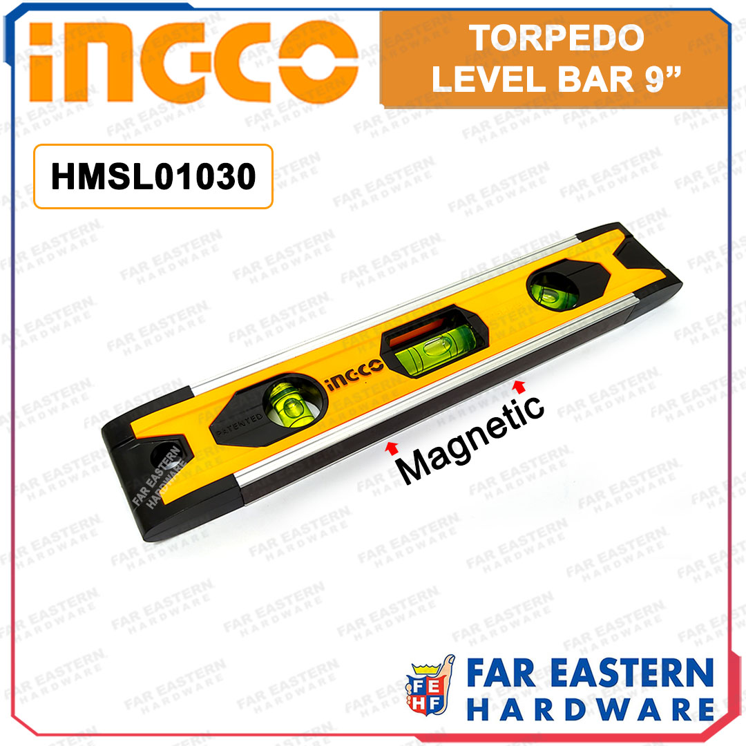 INGCO Torpedo Mini Spirit Level Bar 9" HMSL01030 INHT | Lazada PH