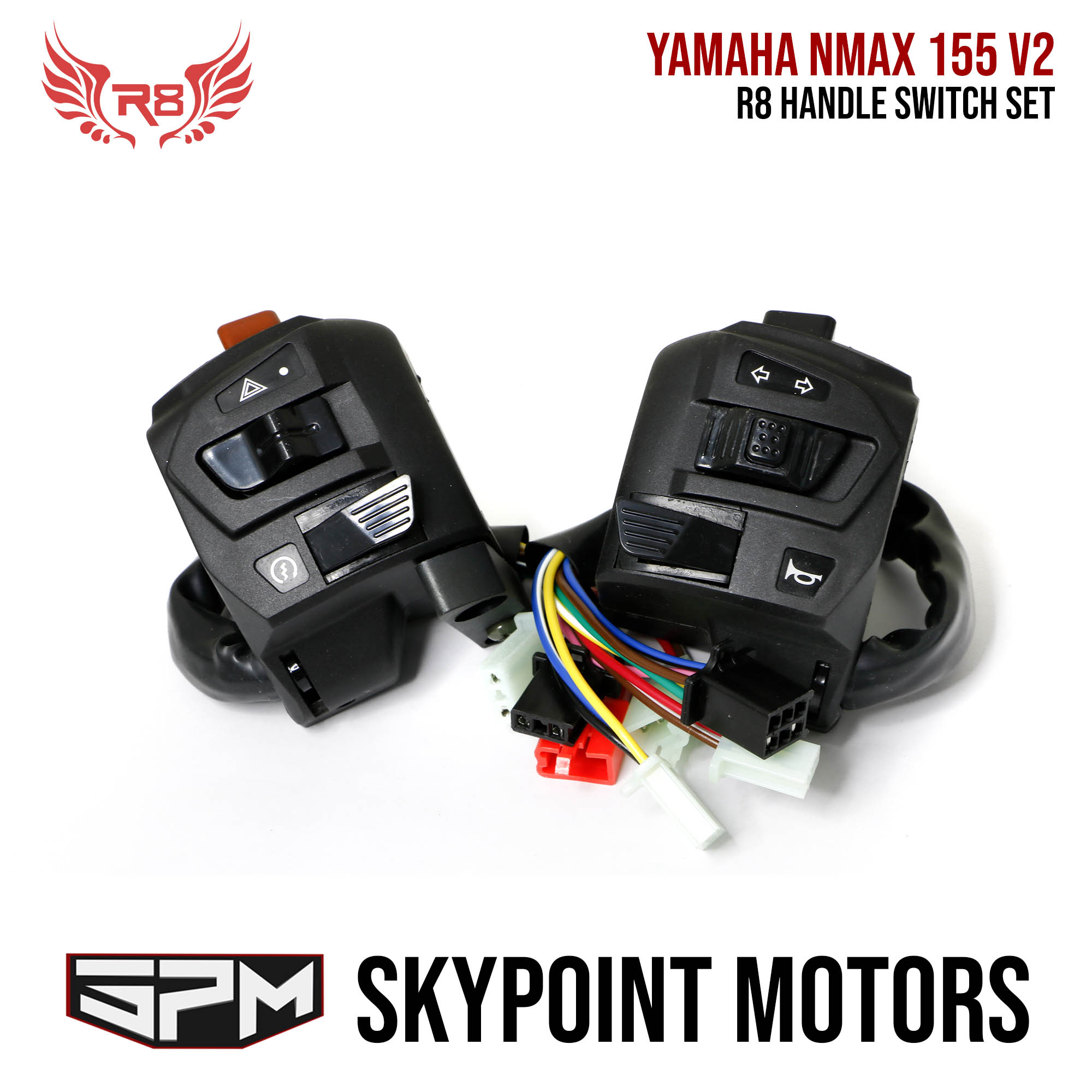 YAMAHA NMAX 155 V2 MODIFIED HANDLE SWITCH R8 (9803-294) | Lazada PH