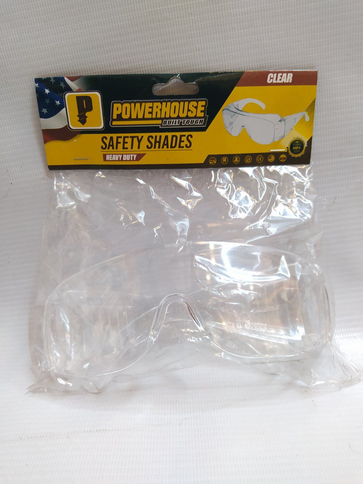 POWERHOUSE Clear Heavy Duty Safety Shades [POWERMARK | PAC] | Lazada PH