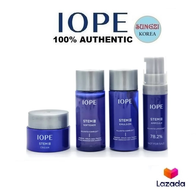 IOPE Stem III Experience (4 Items) 2025 Korean Cosmetics | Lazada PH