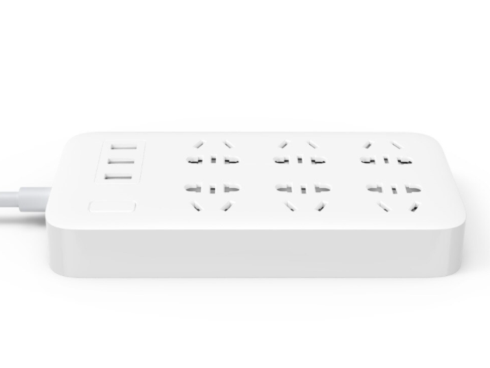 Xiaomi Mijia Power Strip 2A Fast Charging 3 USB Extension Socket Plug 6 ...