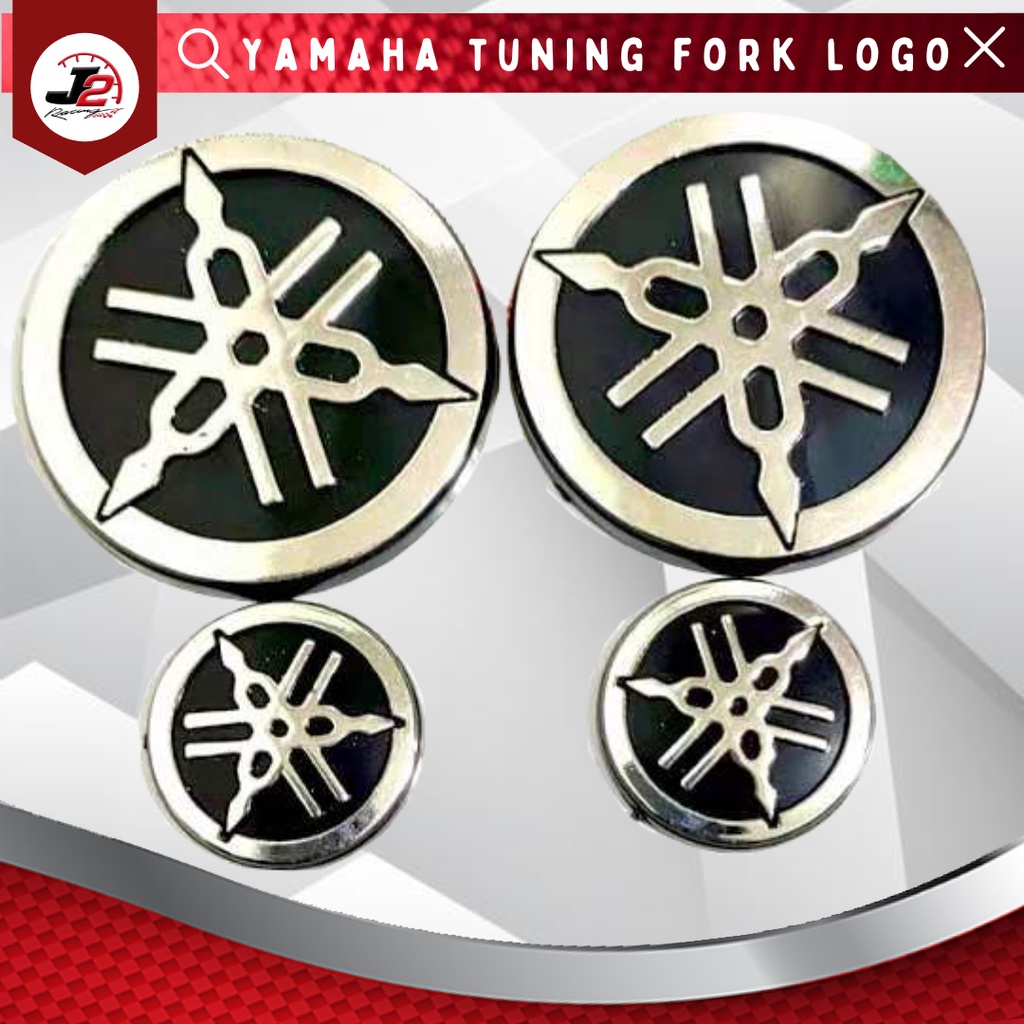 Motorcycle Yamaha Tuning Fork Logo Emblem 4pcs-1set | Lazada PH