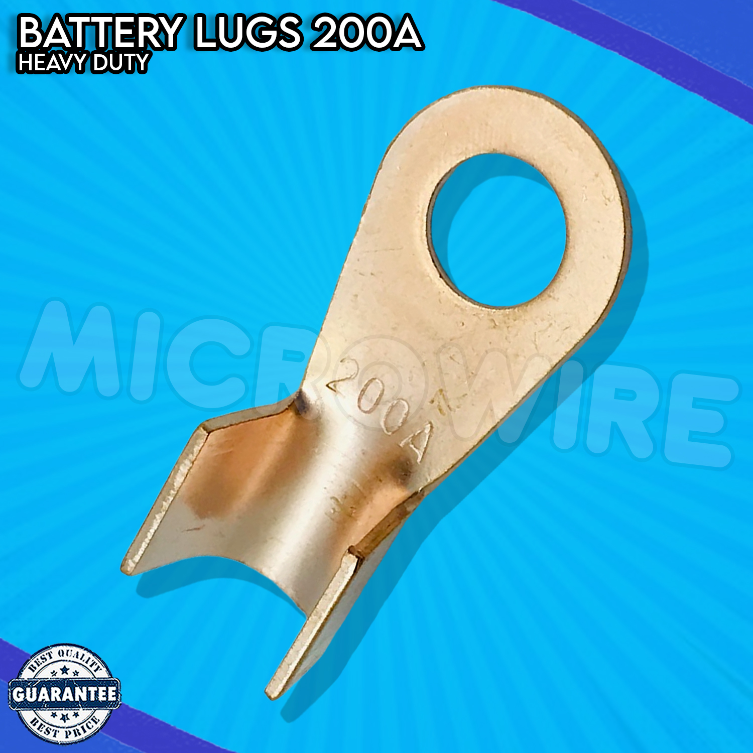 Heavy Duty Pure Copper Battery Terminal Lug 200A ( Per Piece ) | Lazada PH