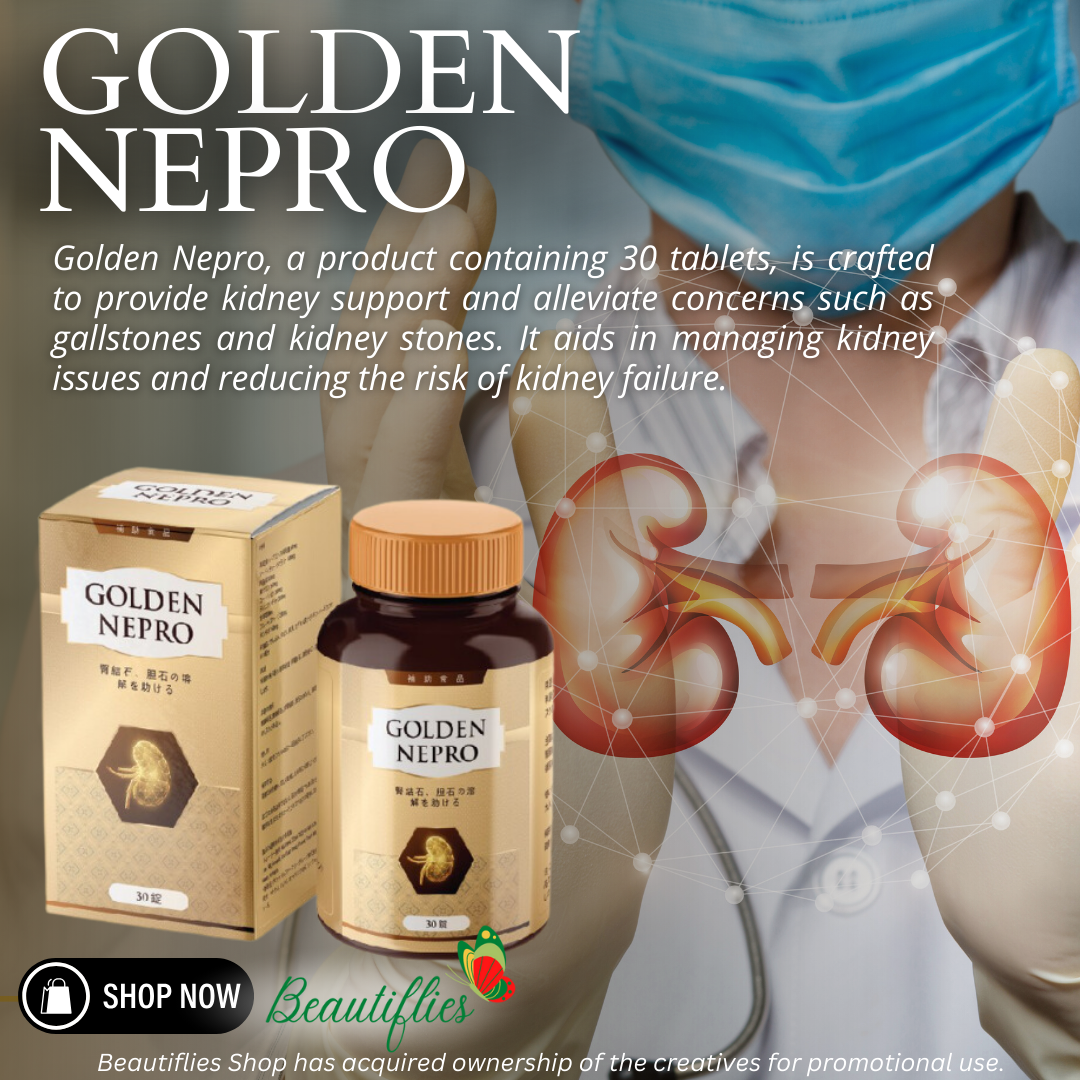 Beautiflies Golden Nepro 30Tablets per Box for Kidney Suppor to Help ...