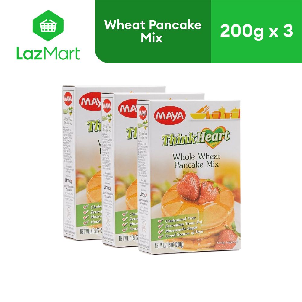 Maya Whole Wheat Pancake Mix 200g - Pack of 3 | Lazada PH