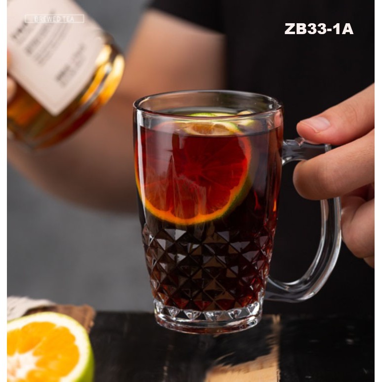 Delisoga Deli Glassware Glass Transparent Drinking Set 6pcs 10cm ZB33 ...
