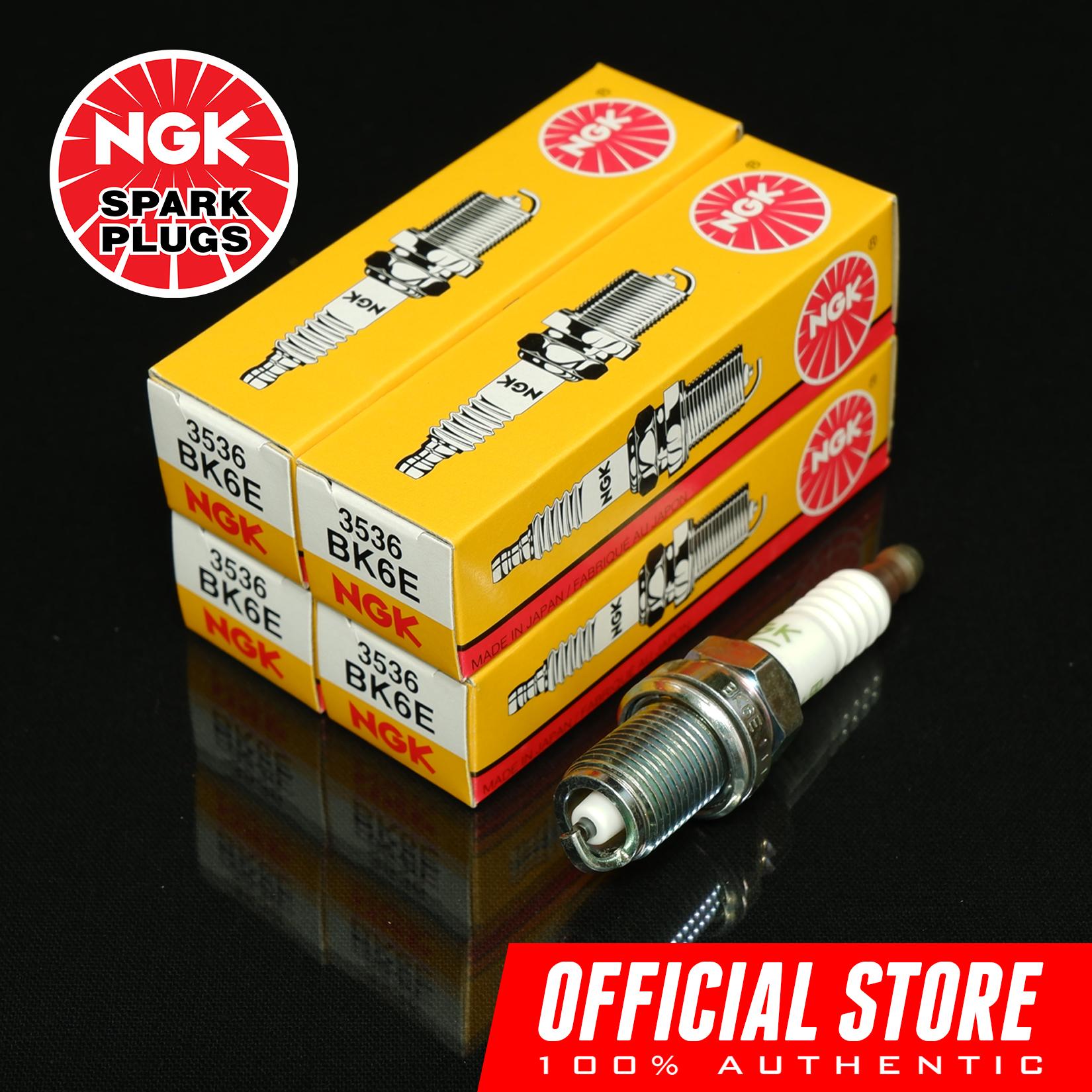 NGK BK6E Standard Spark Plugs for Mitsubishi Galant V6, Suzuki Vitara ...