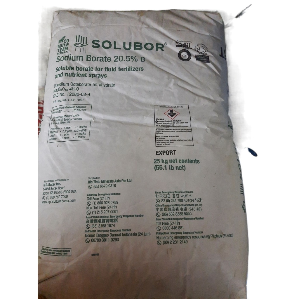COD Solubor / Borax (Sodium Borate) - Boron based Insecticide Fungicide ...