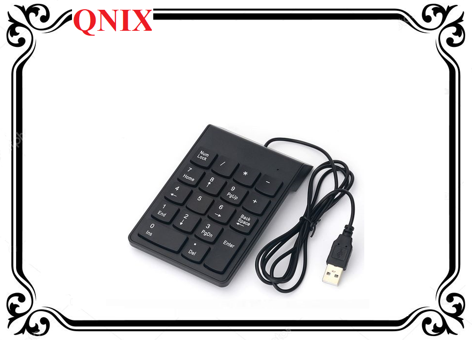 USB Keypad Mini Number Pad Numpad 18 Keys Keyboard Forlaptop Desktop ...
