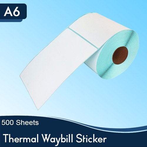 (350 or 500 sheets/label) waybill 150mm x 100mm Direct Thermal A6 ...