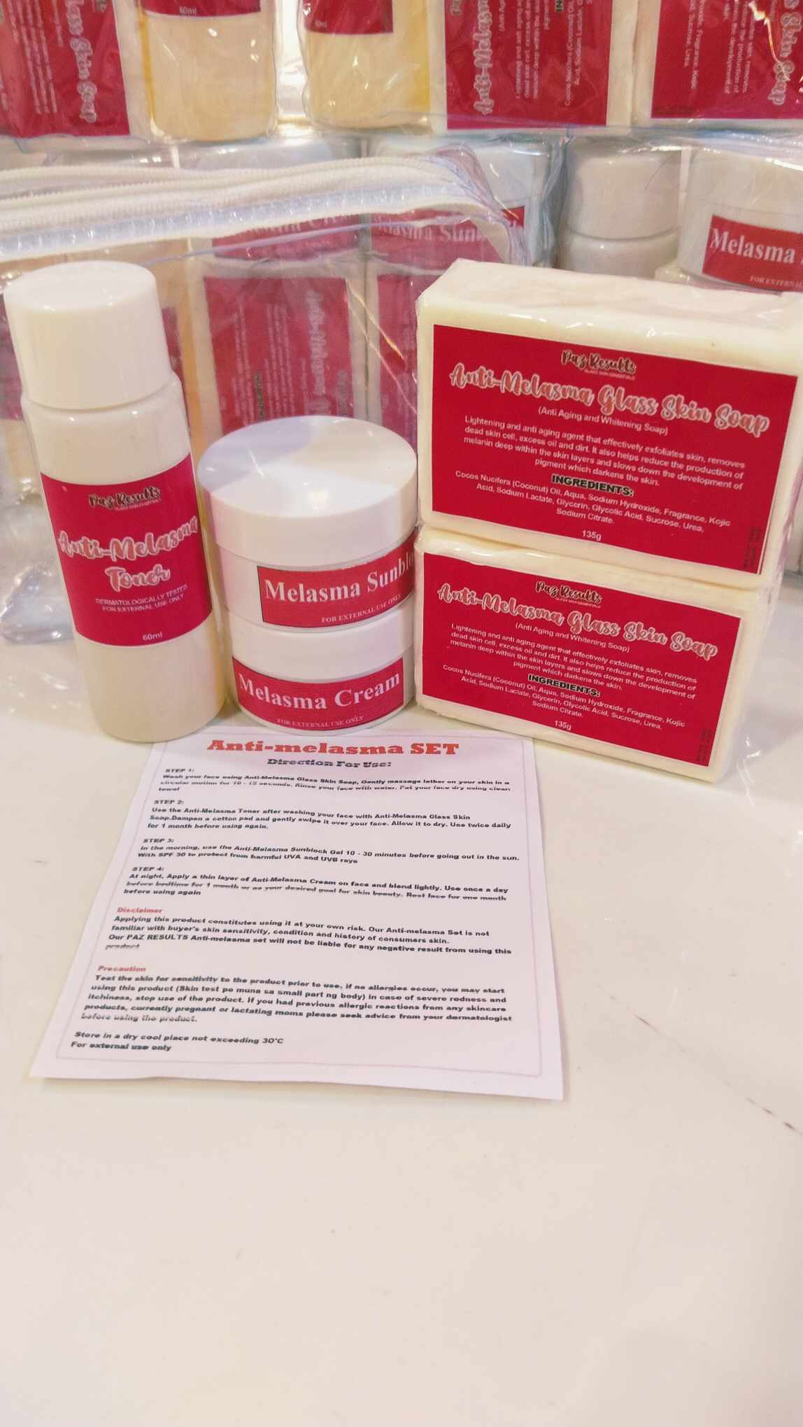 Paz Results Anti-Melasma Set Whitening for All Skin Types | Lazada PH