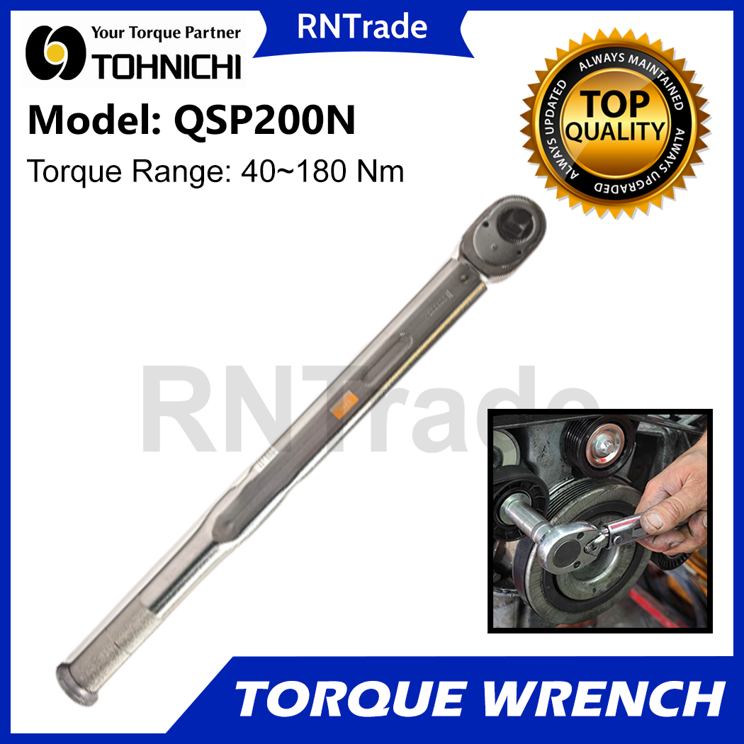 TOHNICHI QSP200N Preset Click Type Torque Wrench, Made in Japan | Lazada PH