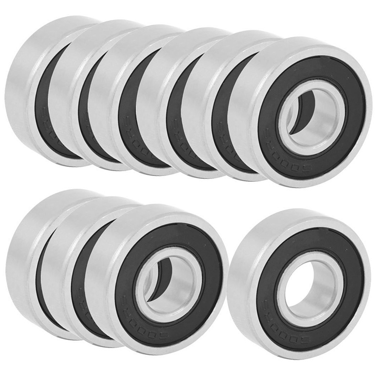 1/10pcs 6000-RS 6001-RS 6003-RS 6005-RS 6007-RS Rubber Bearing Ball ...
