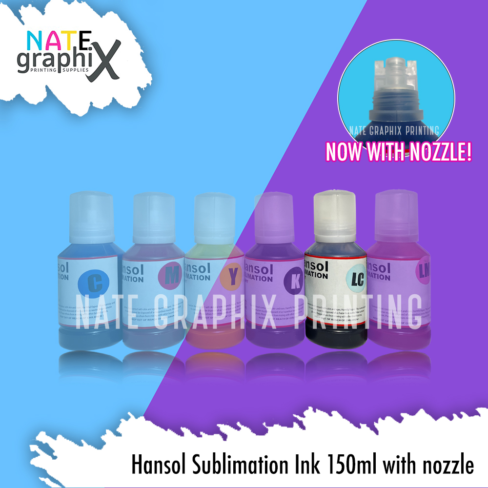 Hansol Sublimation Ink 150ml with nozzle | Lazada PH