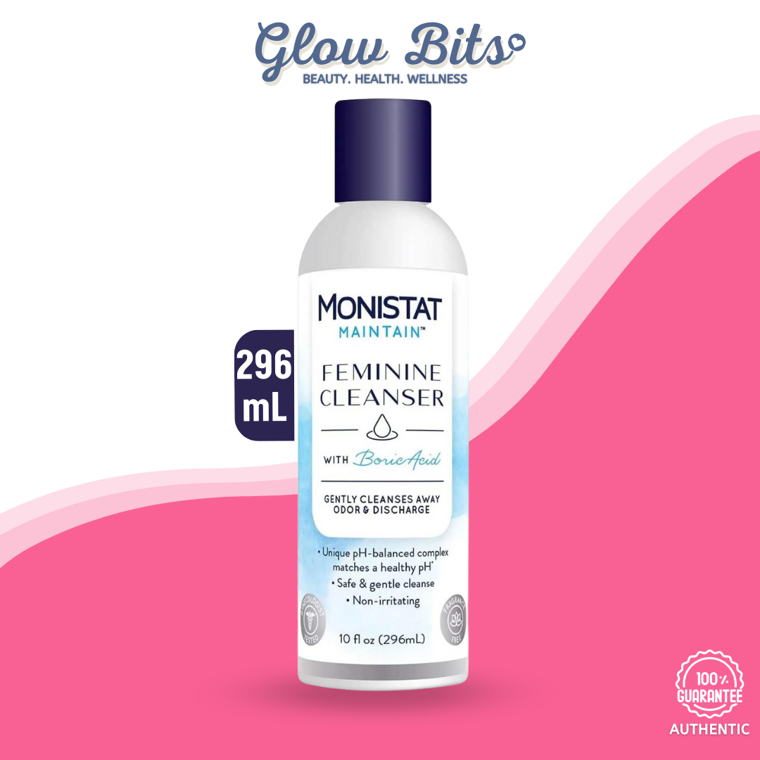 Monistat Maintain Feminine Wash with Boric Acid, Fragrance Free, 10 Fl ...