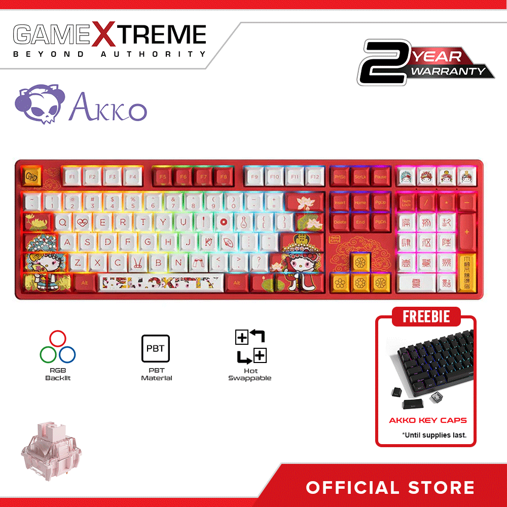 Akko Hello Kitty 5108S Peking Opera A RGB Wired Hot Swappable ...