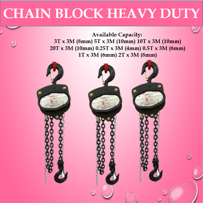 0.25T -20T Chain Block Heavy Duty Chain MANUAL LIFTING BLOCK HSZ TYPE ...