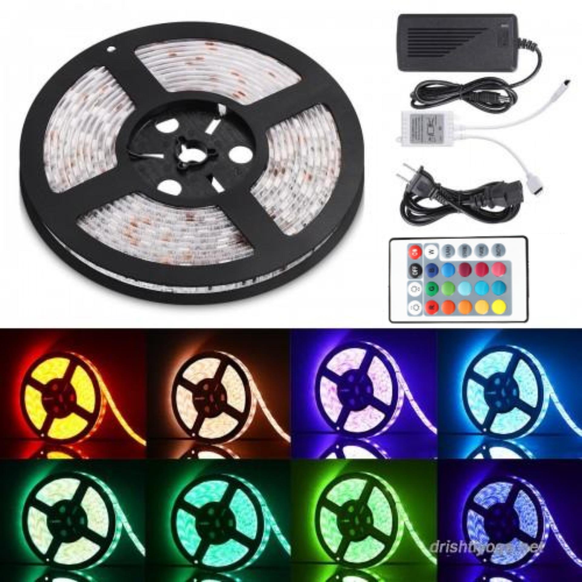 RGB 5050 DC 12V LED Waterproof Strip Light 5M 300 LED Flexible ...
