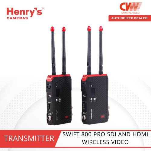 SWIFT 800 PRO SDI AND HDMI WIRELESS VIDEO TRANSMITTER FOR STUDIO VIDEO ...