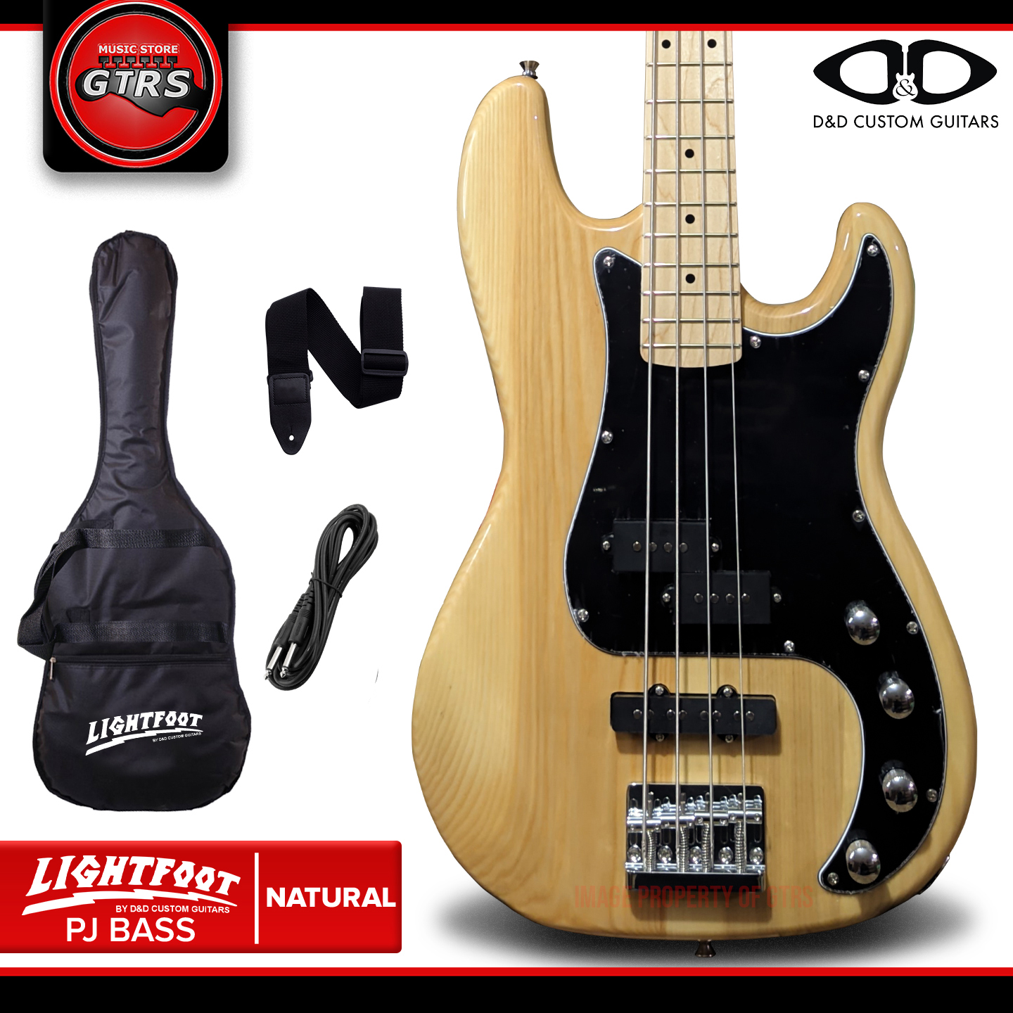 D&D Lightfoot Precision Bass Guitar with Free Accessories | Lazada PH