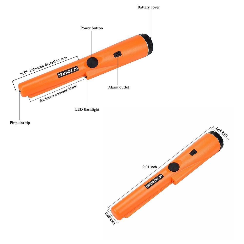 2021 NEW pro Pinpointing metal detector GP-pointer gold metal detector Static alarm with ...