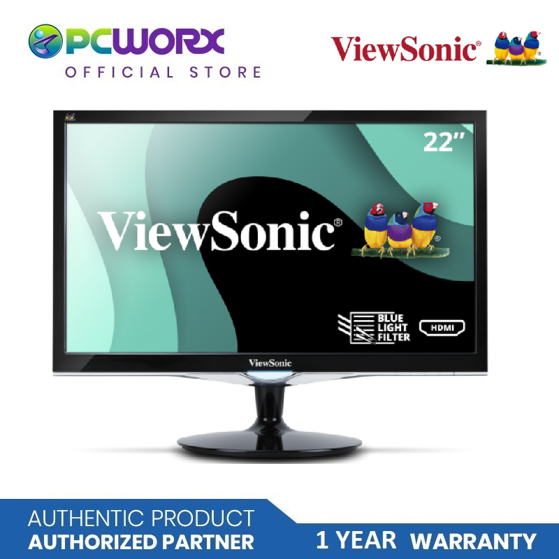 ViewSonic 21.5" Inch Monitor VX2252MH VGAHDMIDVI-D ViewSonic Monitor ...