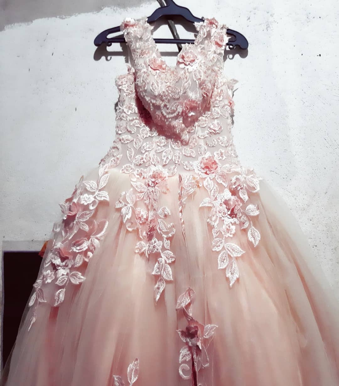 Peach Gown for debut small size | Lazada PH