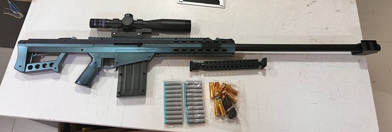 [Grey's World] Barrett M82 shell ejection nerf guntoy for boys, soft ...