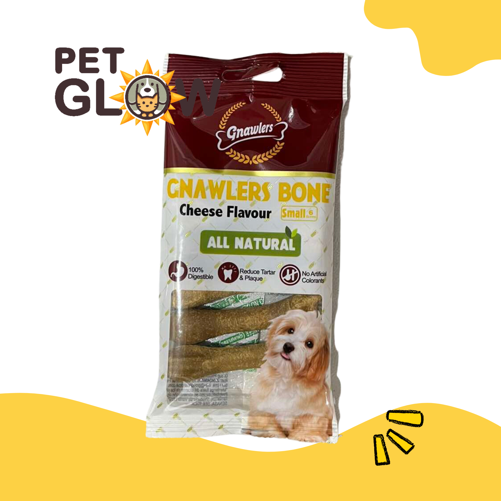 Gnawlers Bone (GT3 Small- 6 Bones) | Lazada PH