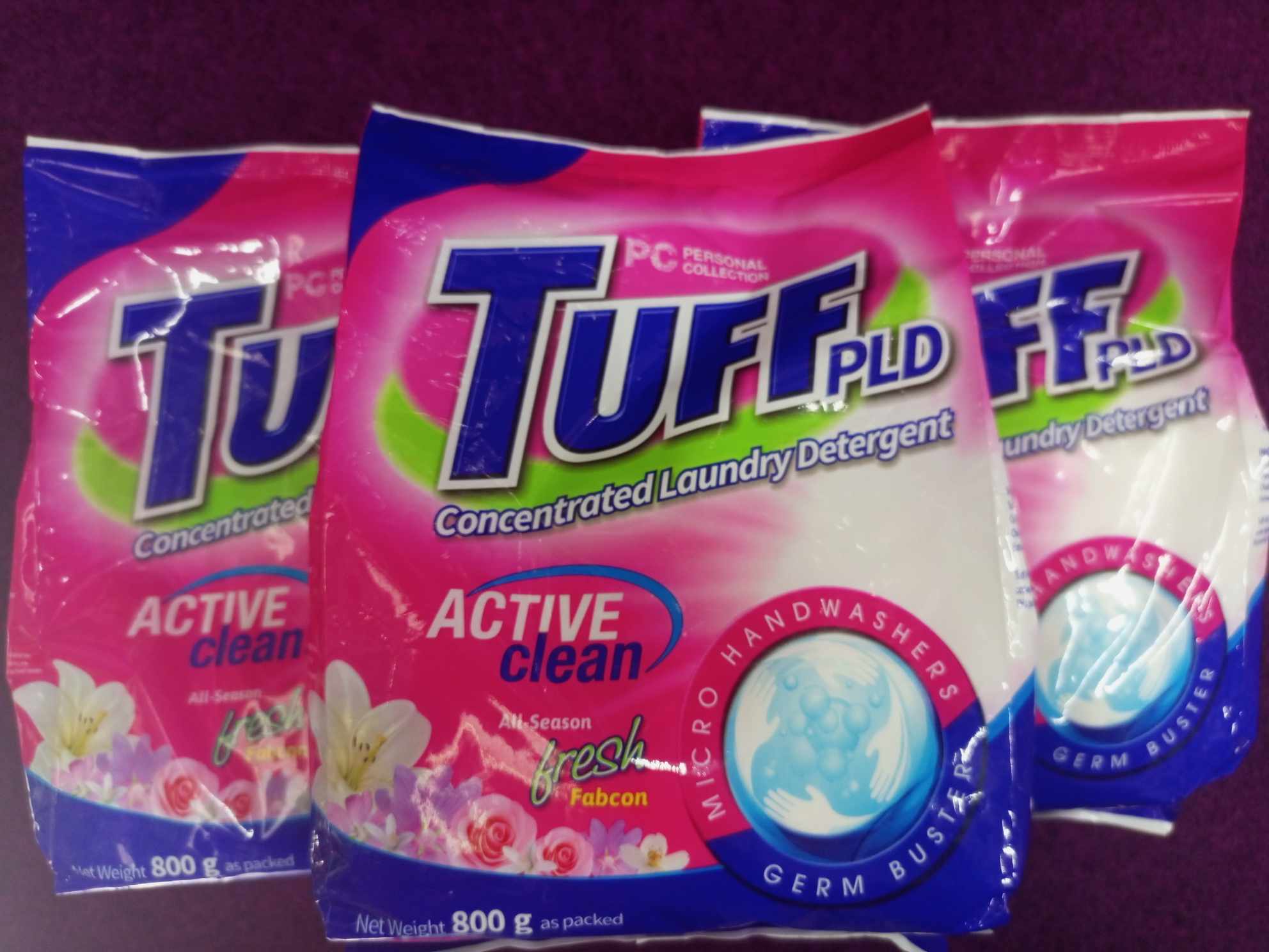 TUFF PLD ACTIVE CLEAN CONCENTRATED LAUNDRY DETERGENT ALL SEASON FRESH ...