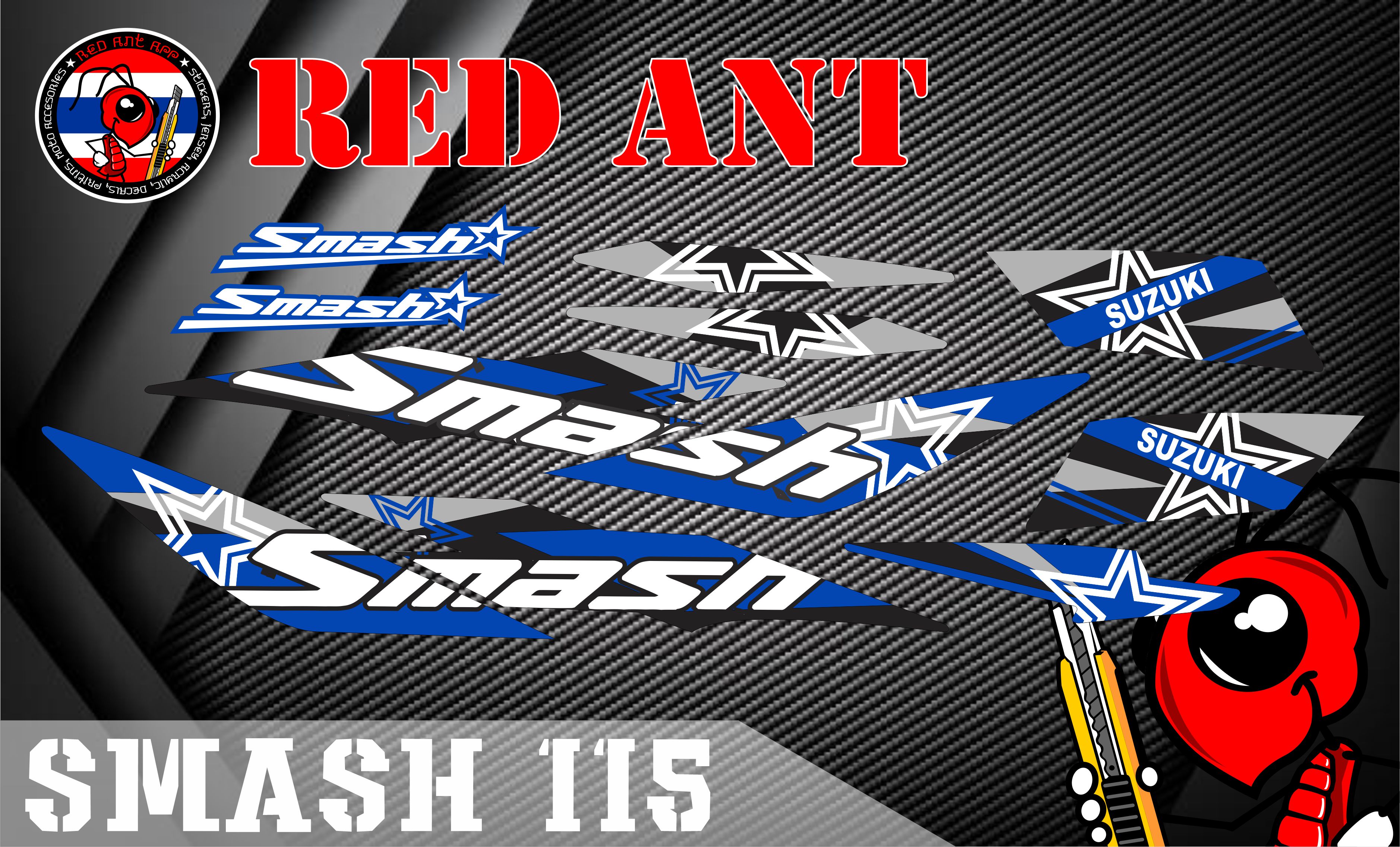 SMASH 115 GLOSSY DECAL STICKER | Lazada PH