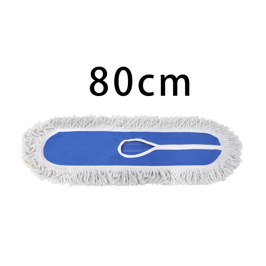 80cm Microfiber Industrial Dust Mop Pads Flat Mop Head Replacement ...