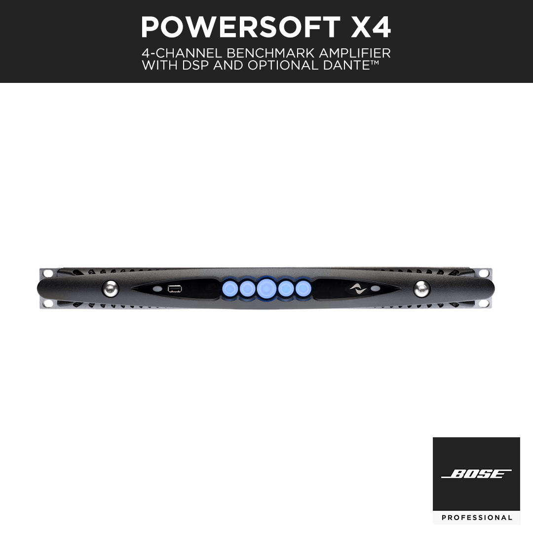 Bose Professional POWERSOFT X4 DSP & DANTE POWER AMPLIFIER | Lazada PH