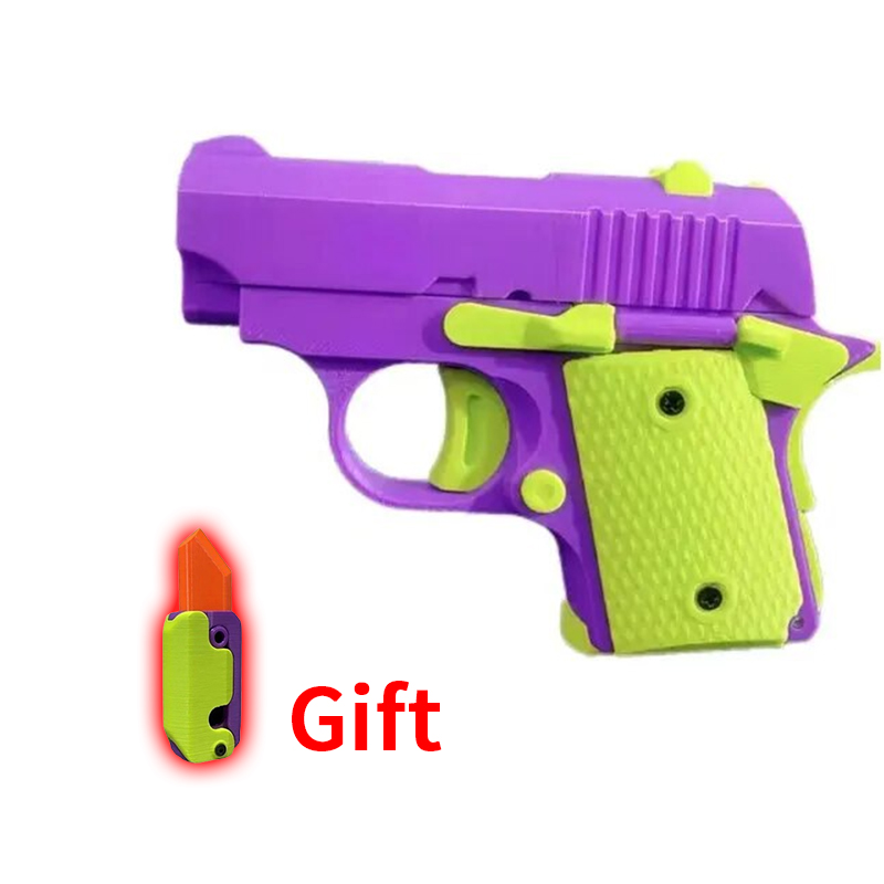 Kids 3D Mini Model Gun 1911 Hand Toy Pistols For Boys Kids Toy Bullets ...