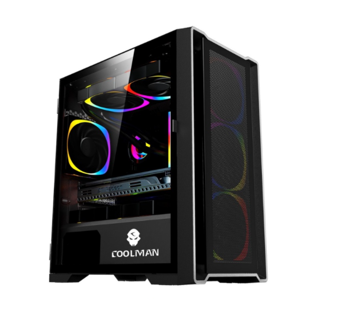 COOLMAN RUBY W/ 3X120MM RGB FANS BLACK | Lazada PH
