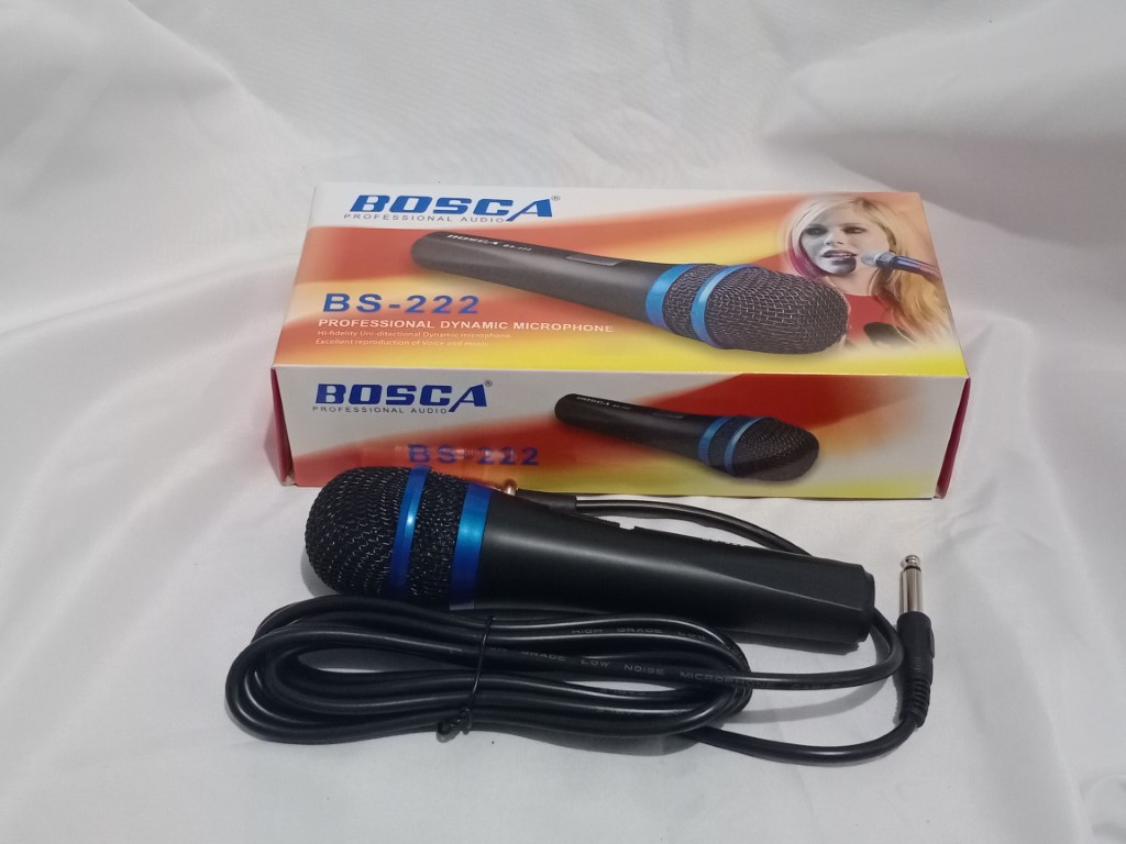 Bosca BS-222 Professional Dynamic Microphone (Black) | Lazada PH