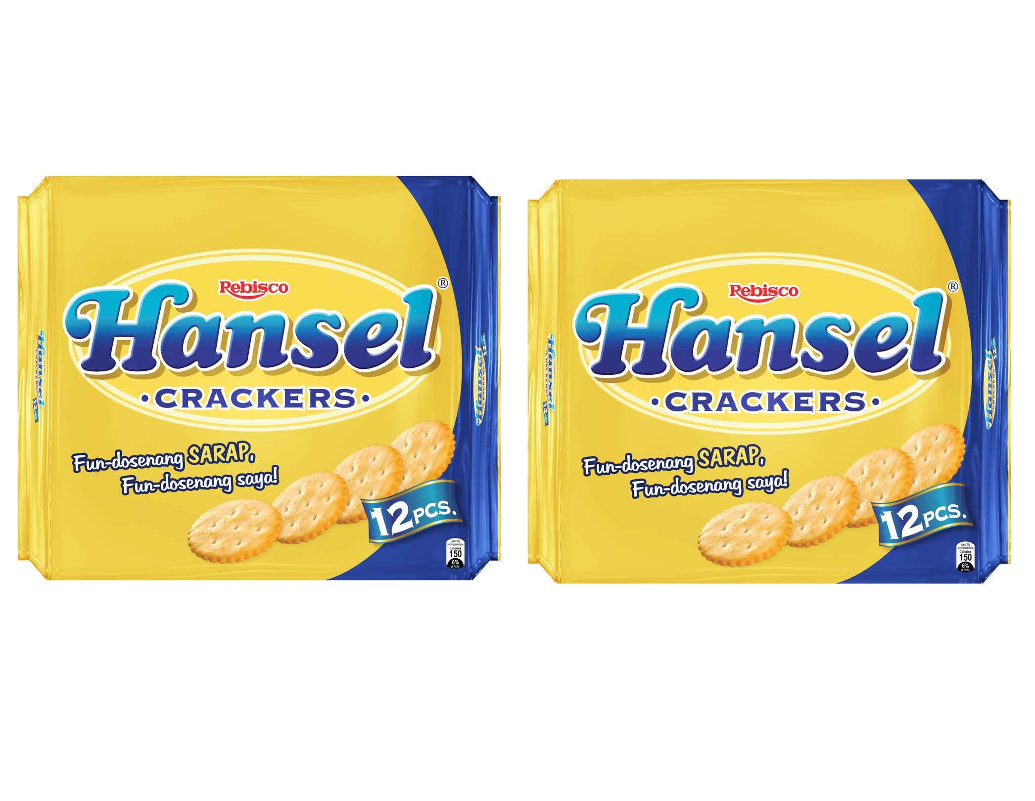 Hansel Crackers Plain 32g x 10 - Pack of 2 [Expiry on April 11, 2024 ...