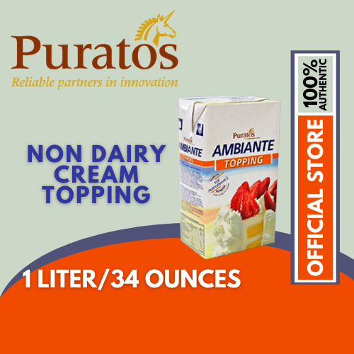 PURATOS AMBIANTE ( IN BULK ) NON-DAIRY WHIPPING CREAM TOPPING x 12 ...