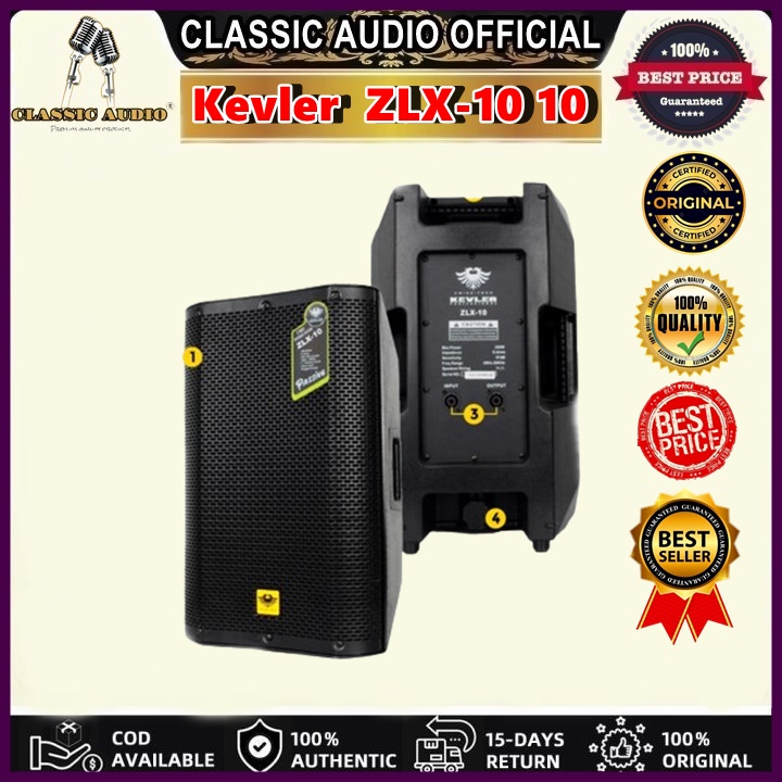 Kevler Professional by Winland ZLX-10 10 inches 350W 2 Way Full Range ...