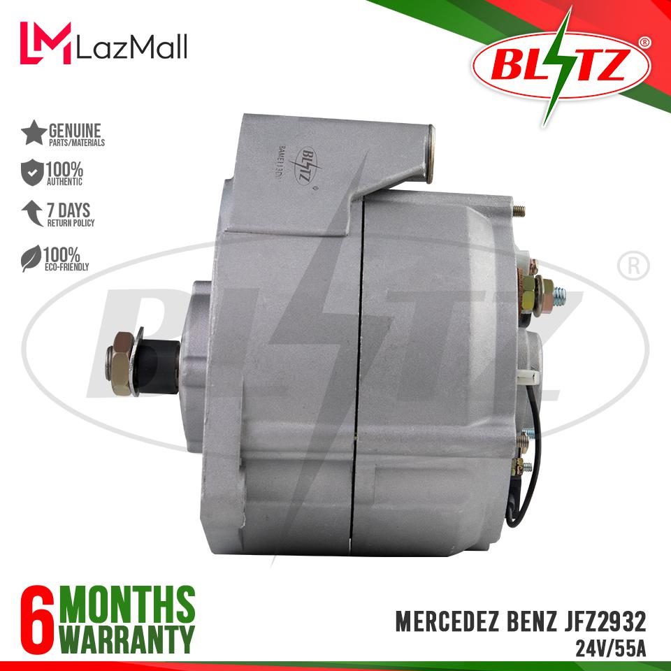 BLITZ ALTERNATOR ASSEMBLY MERCEDEZ BENZ JFZ2932 24V/55A 6 MONTHS ...