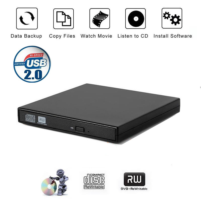 [🇵🇭 Stock&COD] CD Player DVD Drive External CD Rom Reader Writer Burner ...