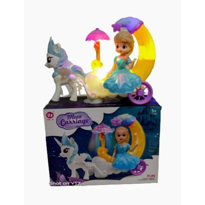IGO MOON ICE PRINCESS ELETRIC UNIVERSAL CARRIAGE TOYS | Lazada PH