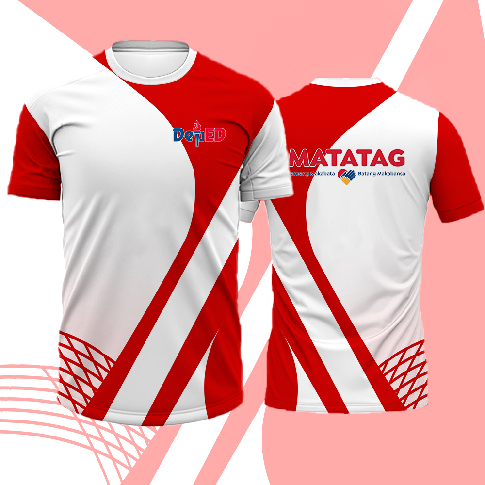 Full Sublimation Tops Matatag Shirts unisex tshirt Deped Uniforms ...
