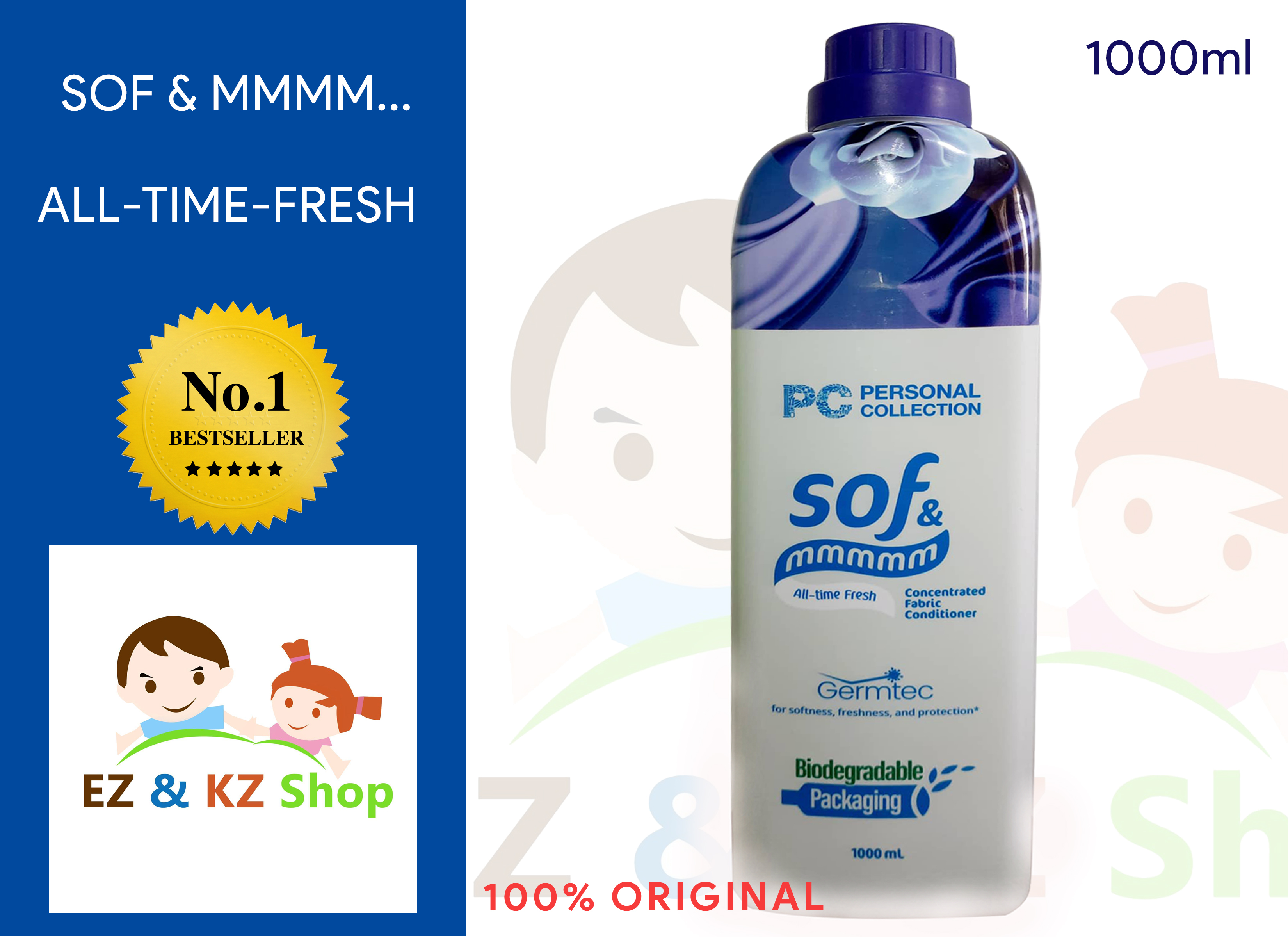 sof & mmmmm NATURALS ....Fabric Conditioner 1L - PERSONAL COLLECTION ...
