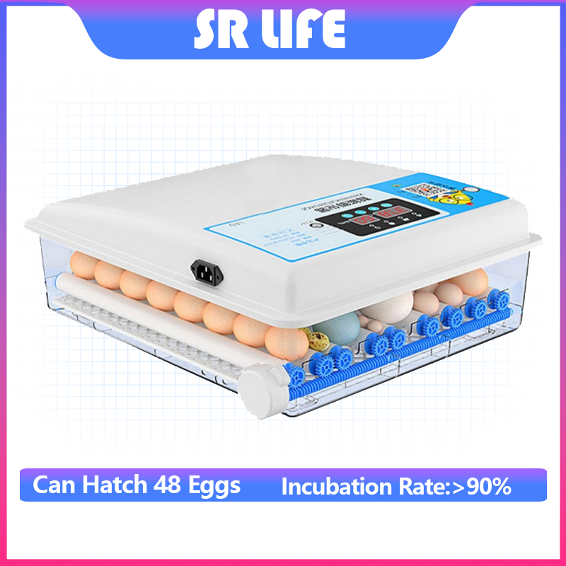12/16/30/36/48/56/64 Eggs Incubator Egg Hatching 220V/12V Digital ...